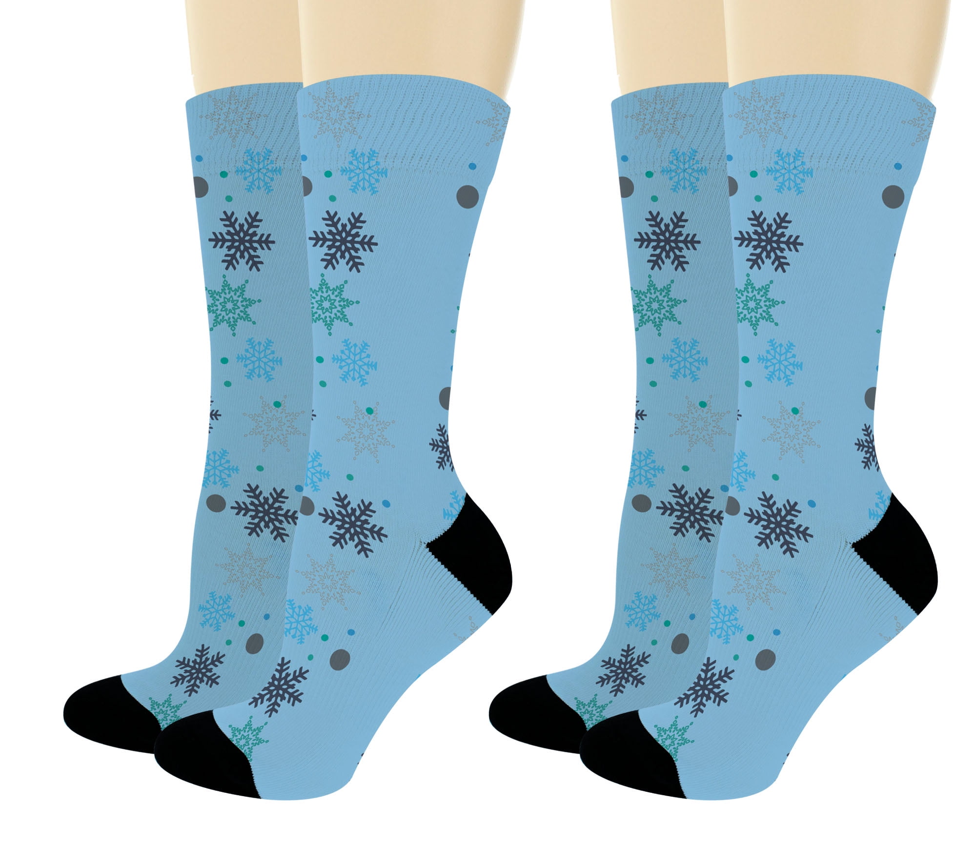 ThisWear Christmas Apparel Winter Wonderland Snowflake Print Winter ...