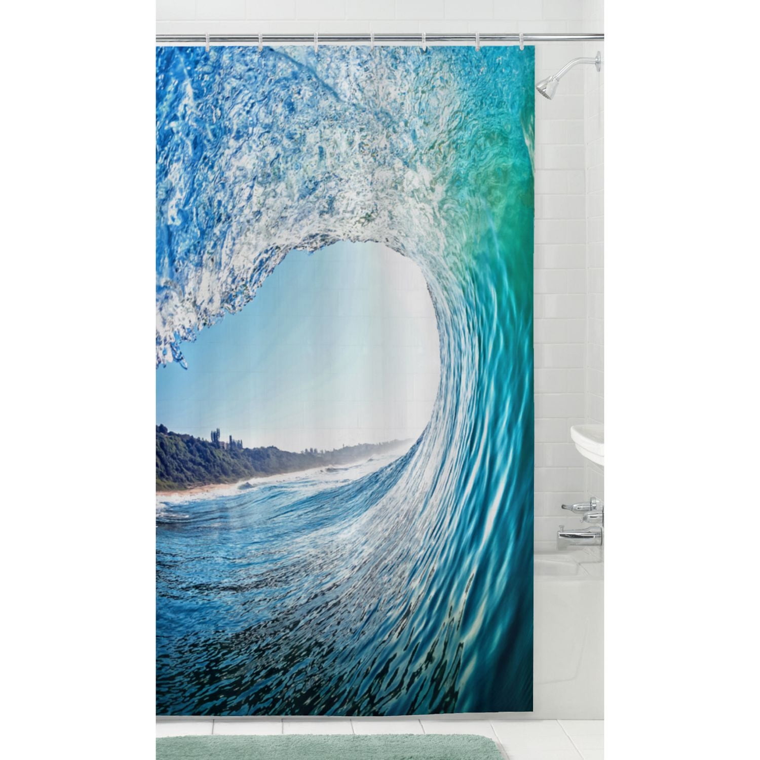 Click here for Mainstays Surfs Up Peva Shower Curtain 70 In X 72... prices