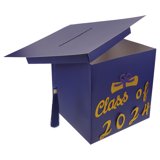 Graduation Cap Card Box Holder Congrats Grad Table Decoration Cards ...