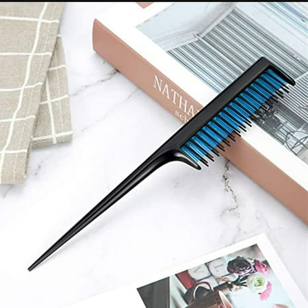 kurtrusly 1 Piece Triple Teasing Comb Hair Dyeing Combs Heat-resistant ...