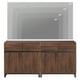 Modern TV Stand for TVs up to 70 inch Walnut - Walmart.com