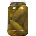 Del Dixi 1 Gallon Kosher Certified Whole Dill Pickles, 12-16 Count, 128 ...
