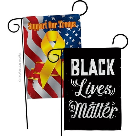Black Lives Matter Justice BLM Garden Flag Pack Support Cause Anti ...