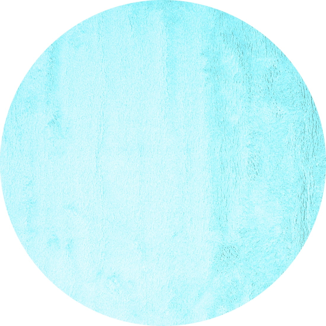 Ahgly Company Indoor Round Solid Light Blue Modern Area Rugs, 6' Round ...