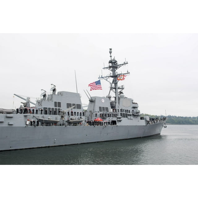 24x36 gallery poster, USS Ralph Johnson (DDG-114) 2018 - Walmart.com