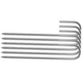 J Hook Ground Anchors Galvanized Steel Rebar Stakes Point End Support ...