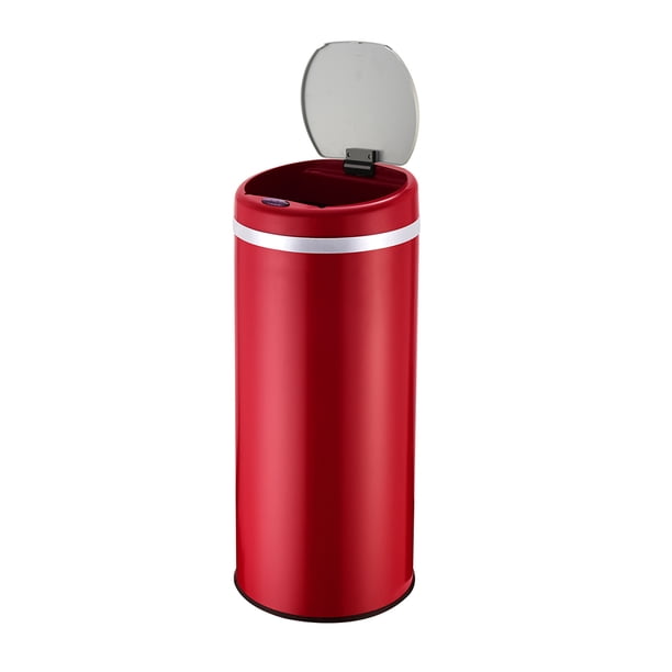 Red Garbage Can