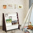 Yescom Kids Book Shelf Sling Storage Rack Organizer Bookcase Display ...