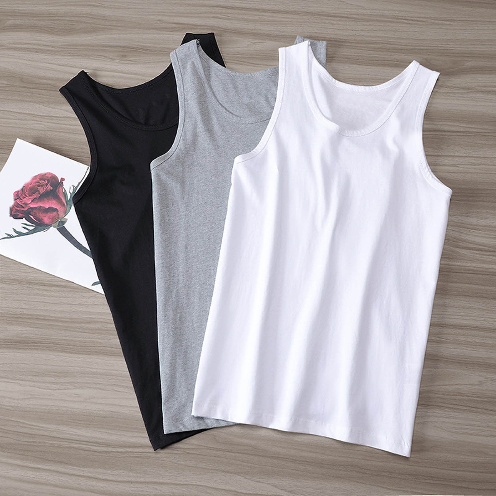 Click here for Jdqjbz Mens Tank Top Solid Color Hooded Sleeveless... prices