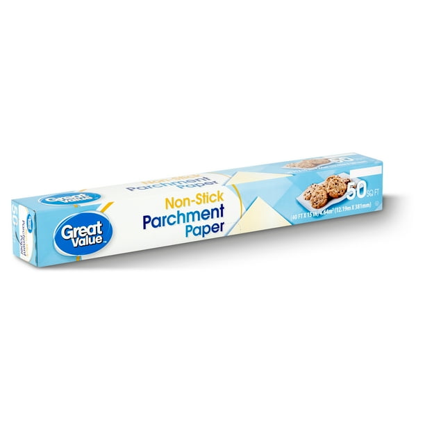 Great Value 50 sq ft Non-Stick Parchment Paper - Walmart.com - Walmart.com