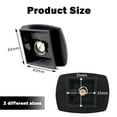 2 Pcs Quick Release Plate Tripod Head Screw Adapter Mount 1/4 Inch ...