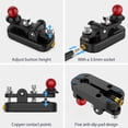 Mini CW Morse Key Double Paddle Code Keyer in Aluminium Alloy - Walmart.com