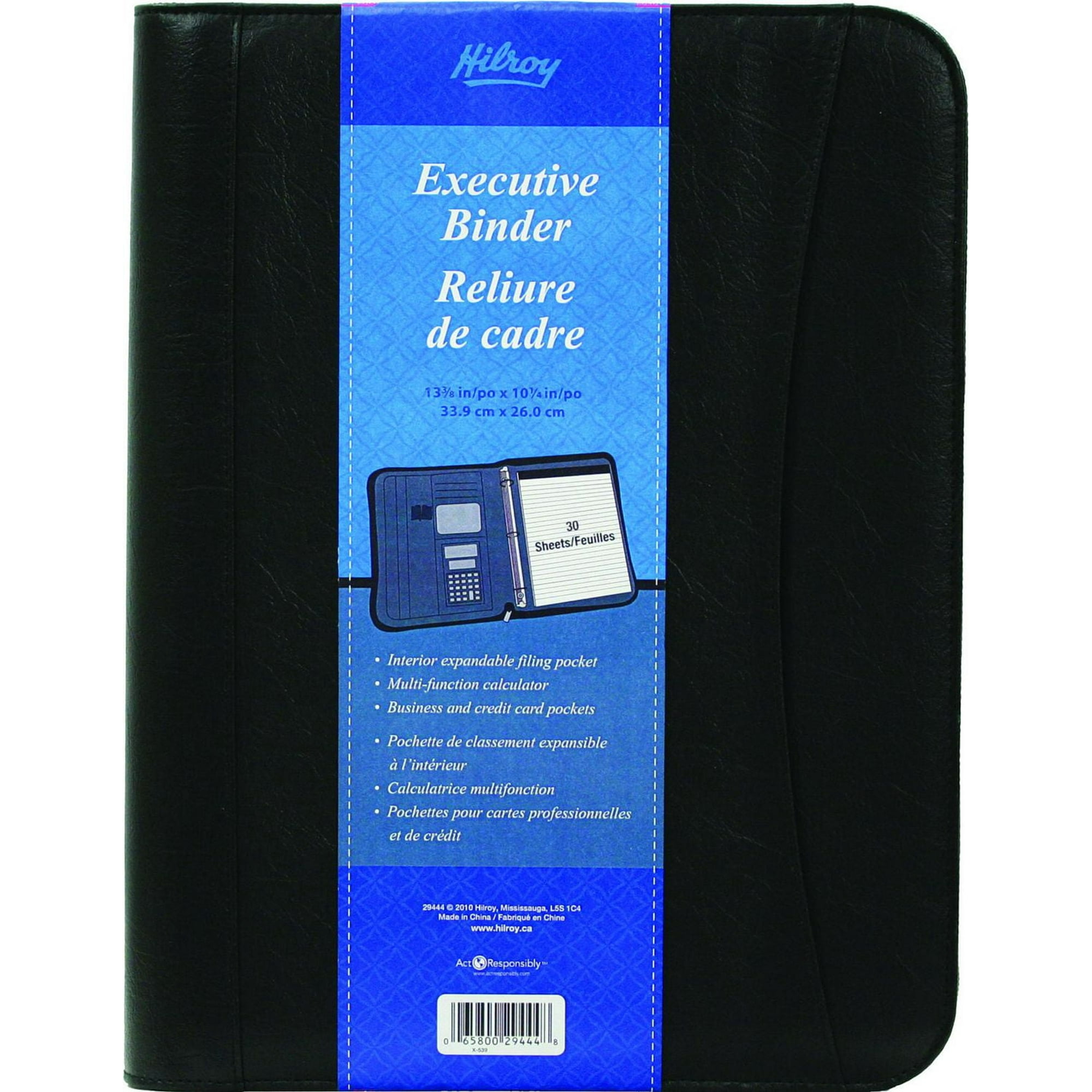 Click here for Hilroy Executive Binder prices