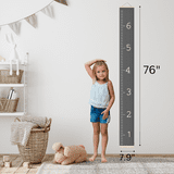 Morxy Kids Canvas Growth Chart - Classroom Decor, Child Ruler, Unisex ...