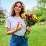 BAND-AID Flexible Fabric Decorative Bandages Wildflower Assorted Sizes ...