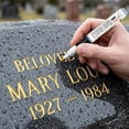 1Pc Clearance Sale! Plastic Stone Lettering Marker Pen, Strong Coverage ...