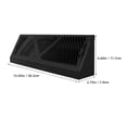 BESTYASH Home Floor Air Diffuser Panel Black Metal Floor Vent Cover ...