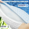 SORMAG Cooling King Pillows Set of 2 Pack Bed Pillows for Sleeping Shredded Memory Foam Pillows ...