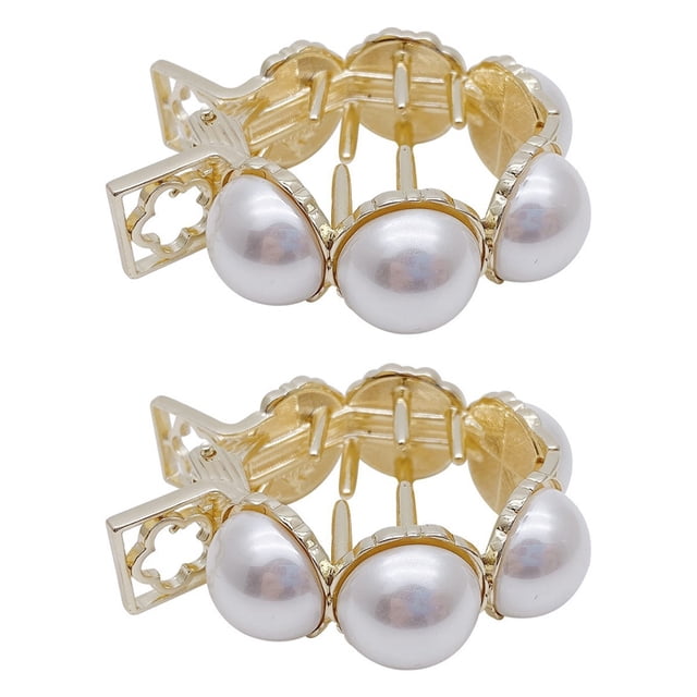 Mini Hair Claw Clip With Pearl, Fashion Hair Accessories for Women ...