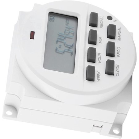 nipocaio 12V Digital Electric Timer LCD Programmable Timer Relay Smart ...