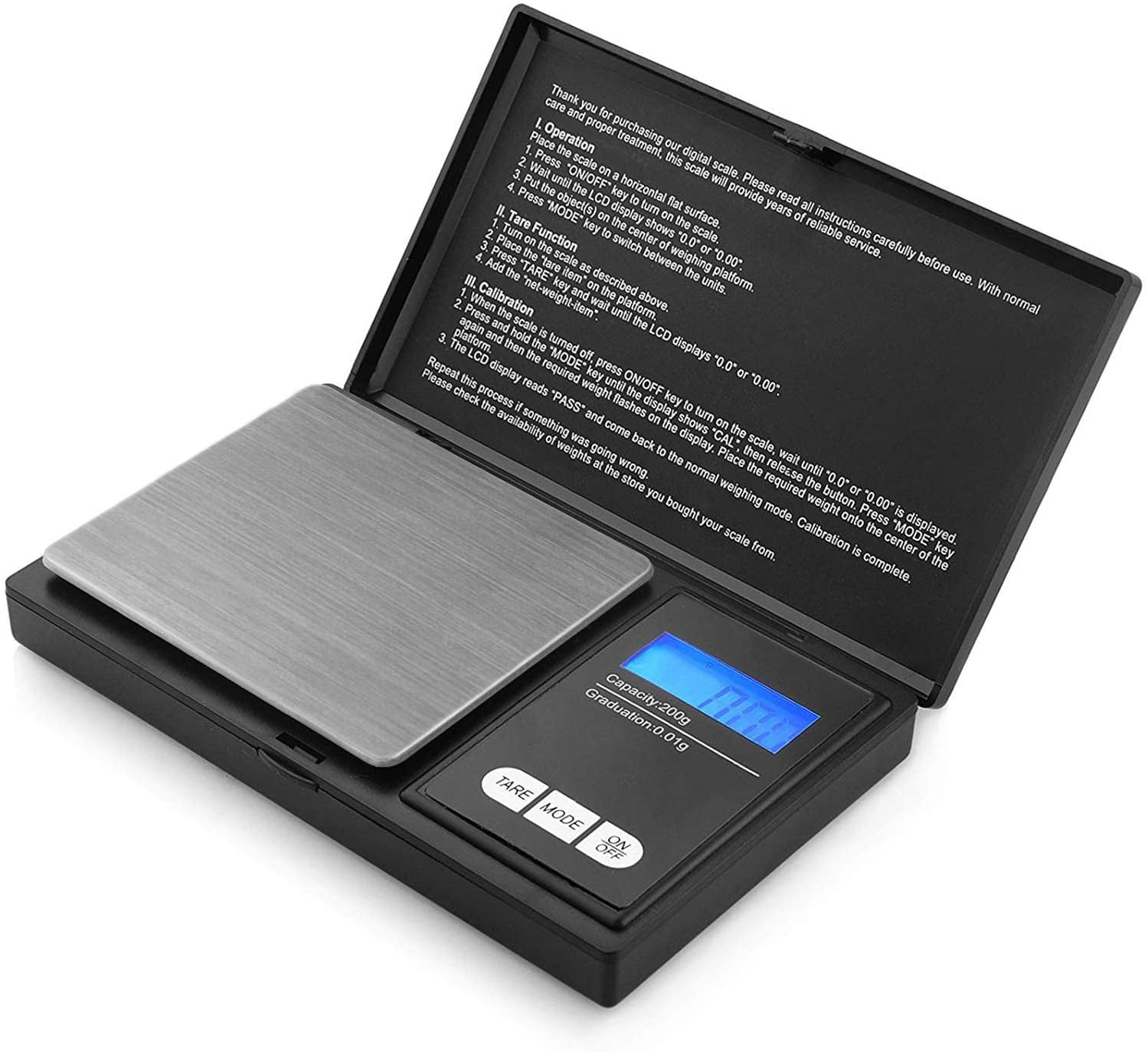 200g/0.01g pocket scale, 200 x 0.01g digital pocket scale, fine scale ...