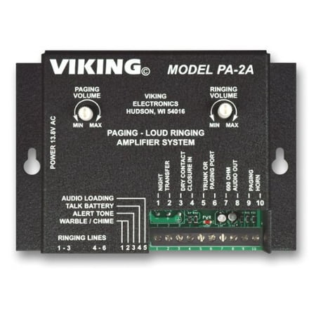 Viking PA-2A Paging / Loud Ringer Amplifier (includes 25AE horn ...