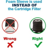 HQRP 2-Pack Foam Filter Sleeves for Shop-Vac Wet/Dry Vacuums, 5 Gallon ...