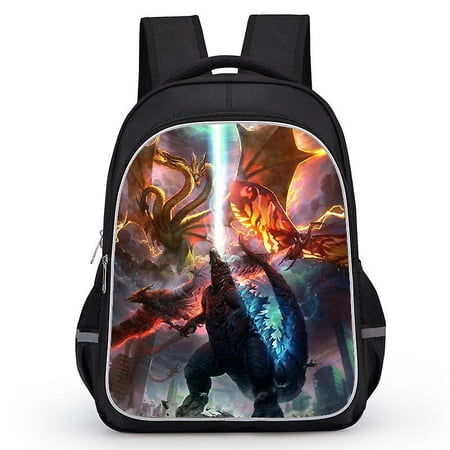 Godzilla Print School Bag Kids Waterproof Backpack | Walmart Canada