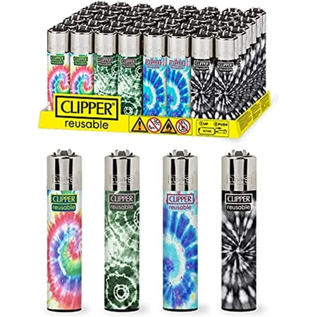 Clipper Reusable Lighter, Classic Large Refillable Lighters, Hippie ...