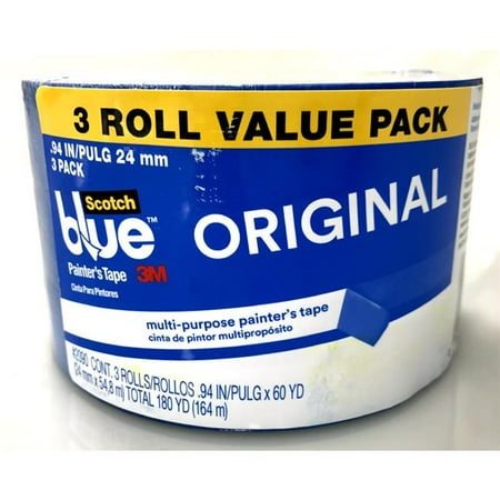 3M 1666452 0.94 x 60 Yard Scotch Blue General Purpose Painters Tape ...