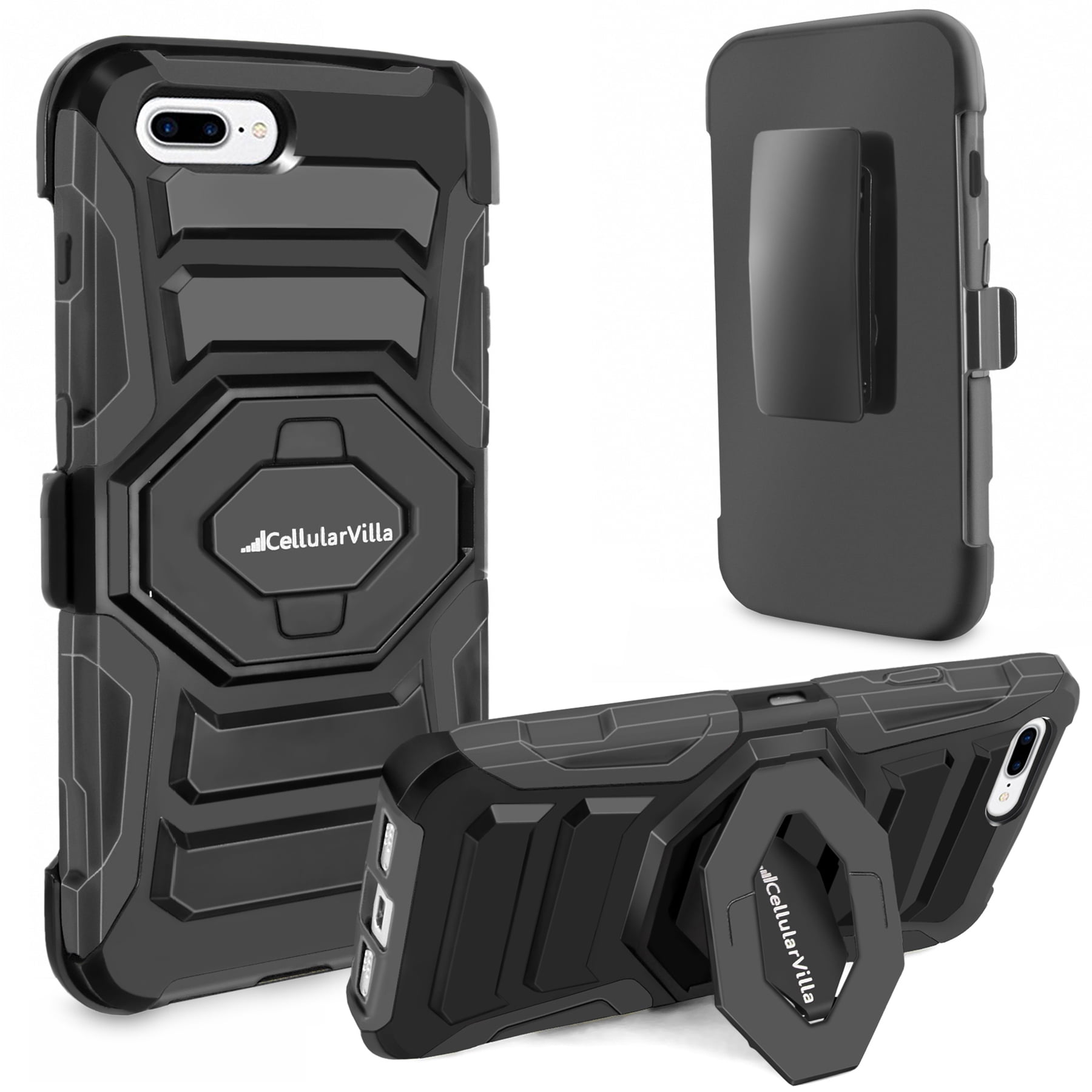iPhone 7 Plus Case, Cellularvilla Shockproof [Dual Layer] [Heavy Duty ...