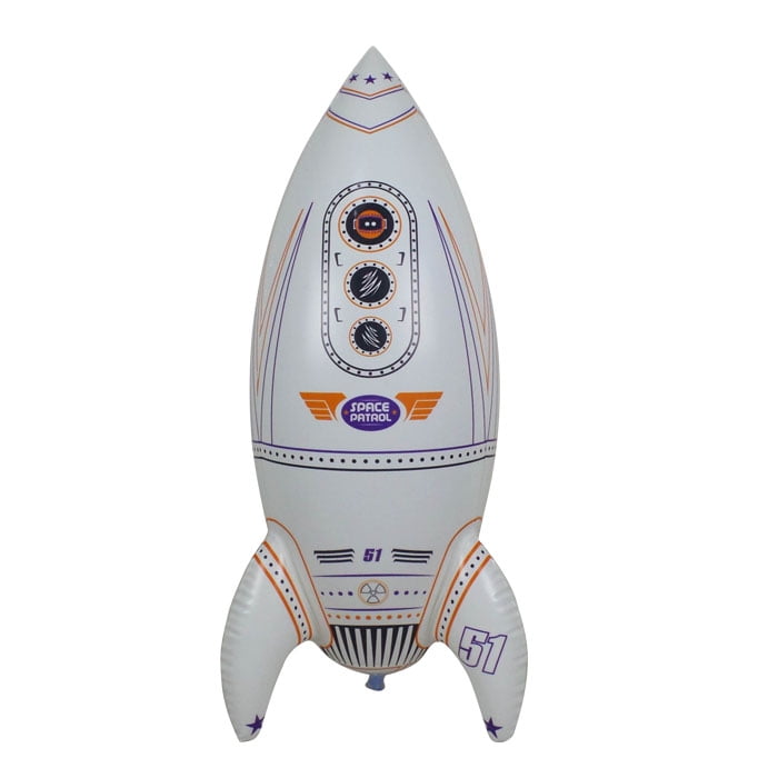 Rocket Ship Inflatable 30 inch glow in the dark educational gift set ...