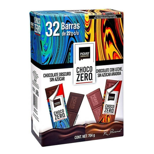 Choco Zero Sin Azúcar 32 Pz Chocolate Picard 704g | Walmart en línea
