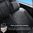 2015 Car Seat Cover for TOYOTA COROLLA , Waterproof Faux Leather 5 ...
