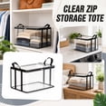 8 Large Heavy-Duty Thick Plastic Clear Storage Bag for Clothes, Moving ...
