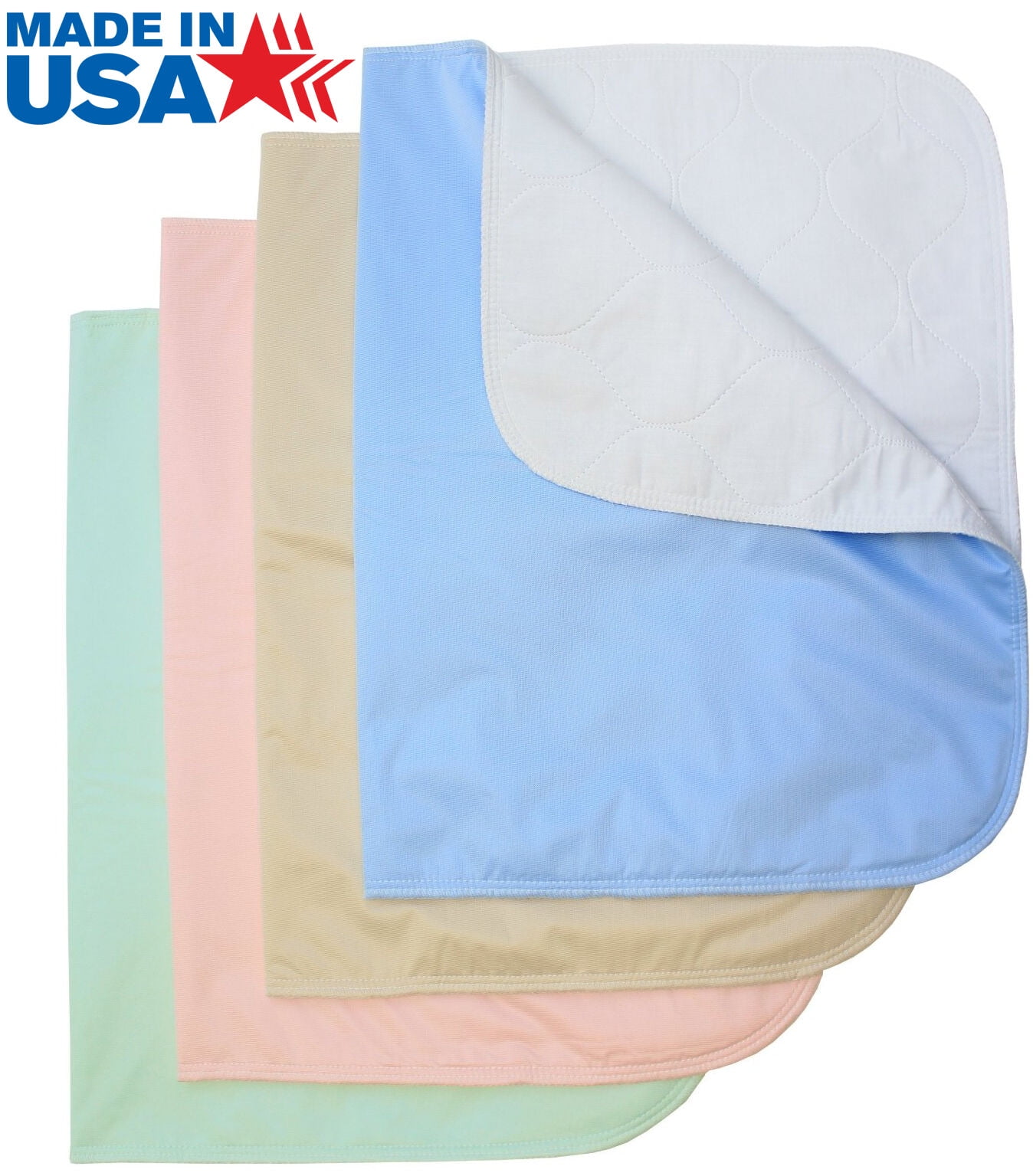 Washable Bed Pads / Reusable Incontinence Underpads 24x36 - 4 PACK ...