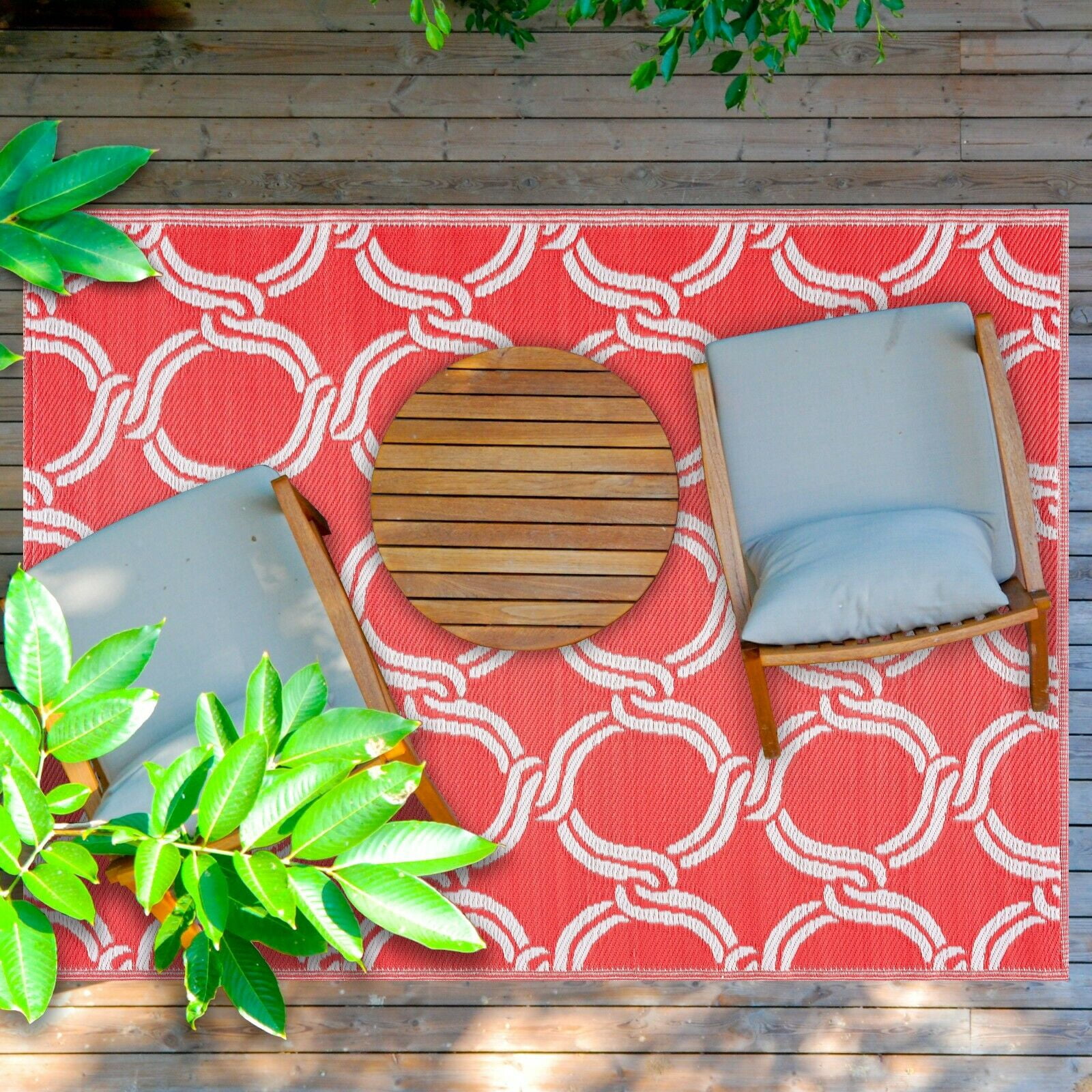 Mykonos Design 100% Eco-friendly Lightweight Plastic Outdoor Mat/Rug ...