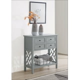 Alaterre Furniture Coventry 32 in. Wood Entryway or Console Table with ...