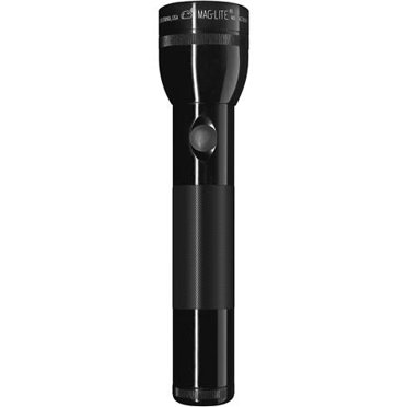 Maglite 2 C-Cell LED Flashlight, Black, Lite with Batteries, 300+ Yards ...