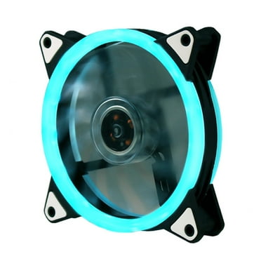 Vetroo 120mm Blue 15-LEDs Cooling Fan for Computer PC Cases, CPU ...