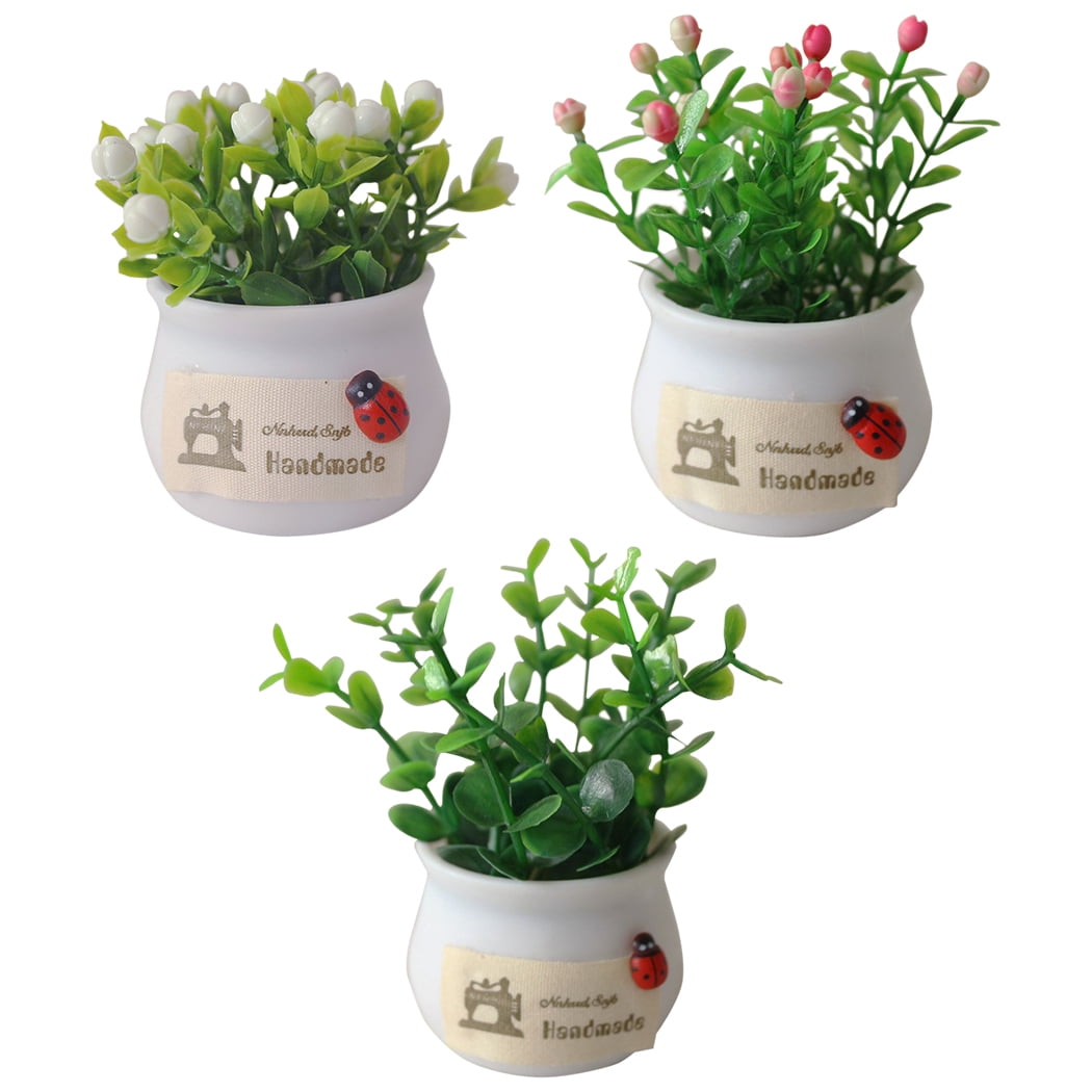 Click here for Nobrand Artificial Plant Realistic Potted 3pcs Sma... prices