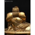 6" Lord Ganesha - The Auspicious Resting Form | Brass Sculpture ...