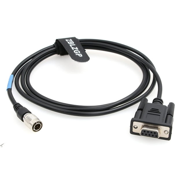 6 Pin Hirose Male to DB9Total Station Data Collector Cable RS232 for ...