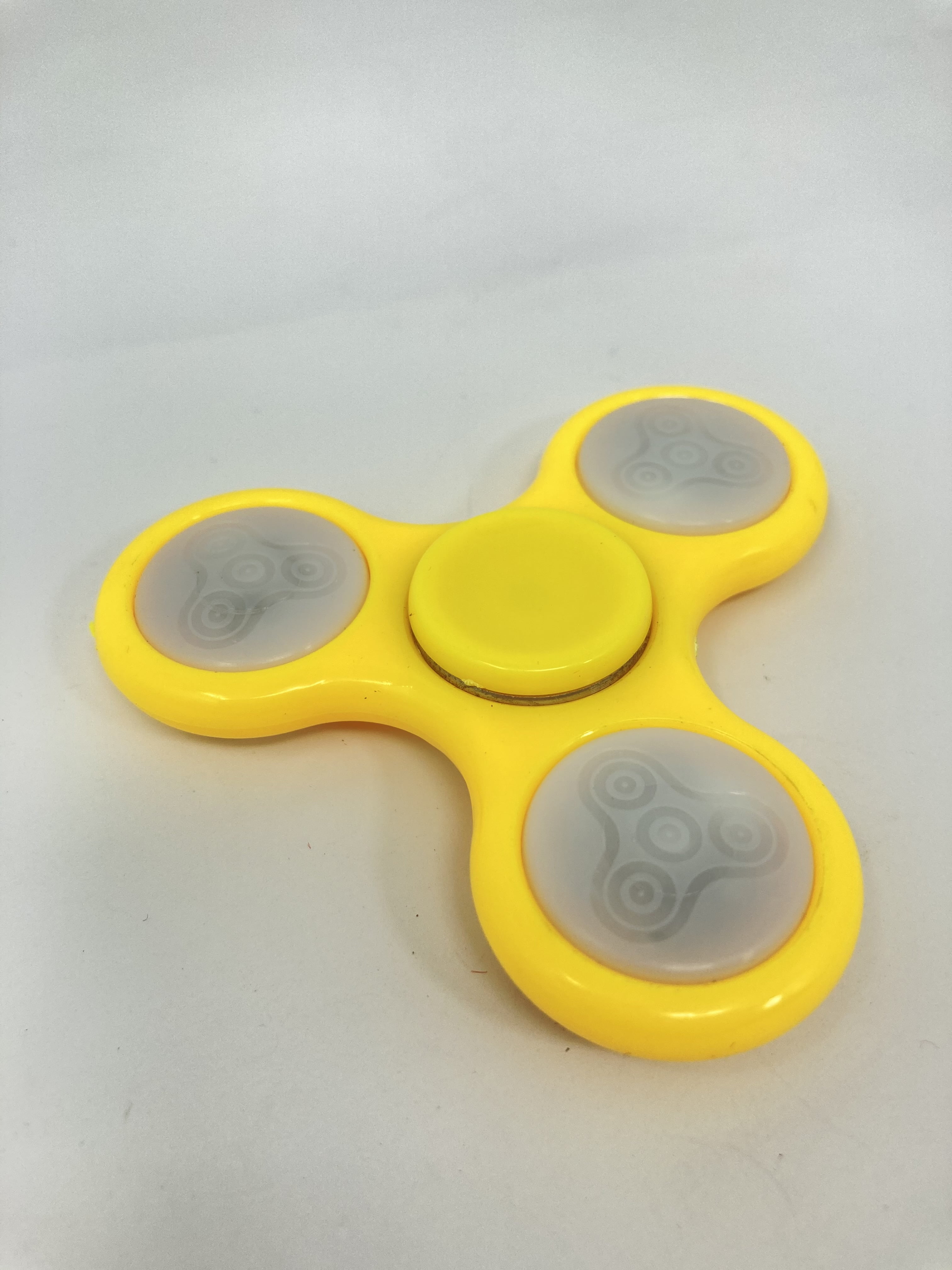 Yellow Light Up Hand Spinner - Walmart.com