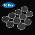 10 pcs Small round transparent plastic coin capsules box 26mm - Walmart.com