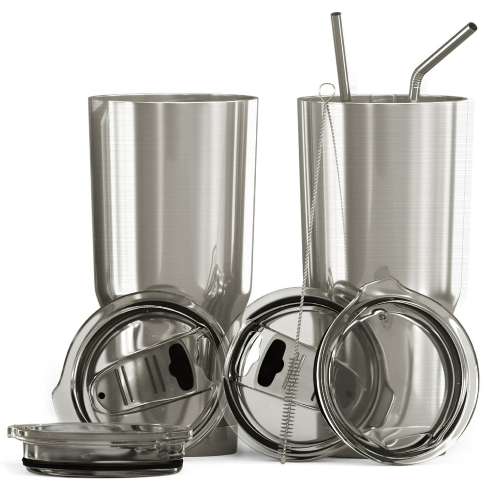 Bluepeak Double Wall Stainless Steel Vacuum Insulated Tumbler Set 2