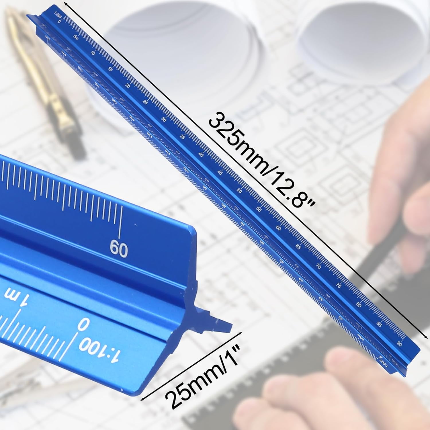 Metric Architectural & Engineer Scale Ruler 12 Inch Bahrain | Ubuy