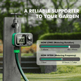 RESTMO Sprinkler Timer, Garden Hose Water Timer, Outdoor Faucet, Lawn ...