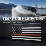 Xprite USA ZS-0001-FLAG-G2R Mesh Grille Insert with Firefighter Red ...