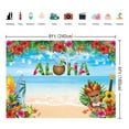 8x6FT Summer Tropical Palm Leaves Backdrop Hawaiian Luau Theme Jungle ...